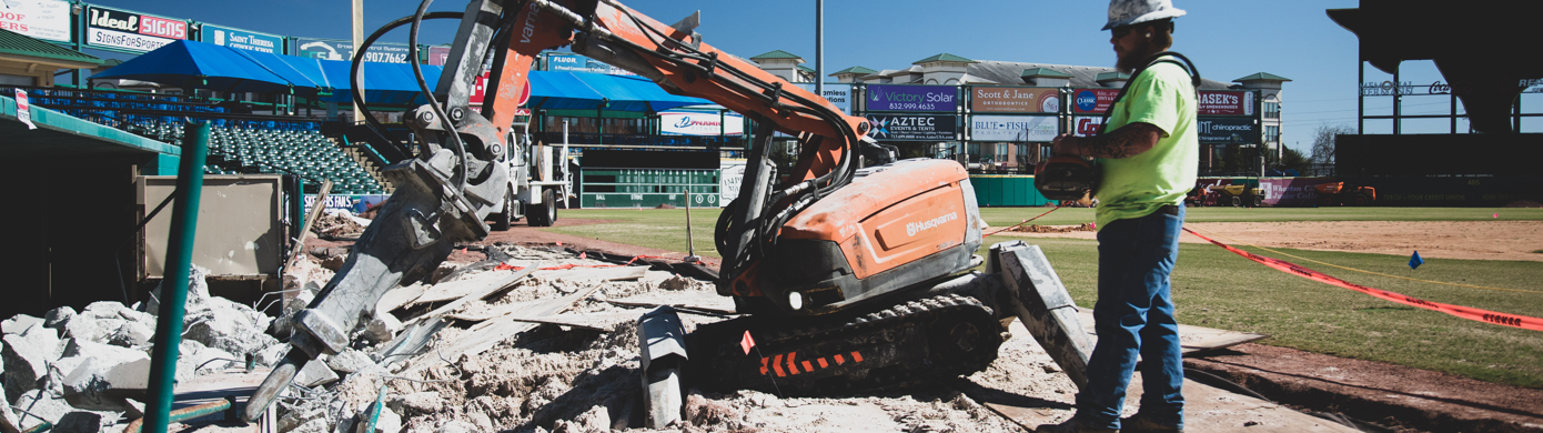 Concrete Breaking & Removal Services in Texas & Louisiana